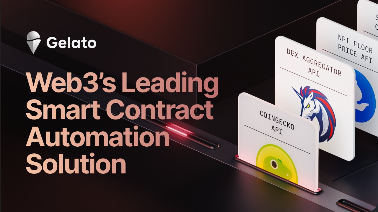 Gelato Network | Functions Web3’s Leading Smart Contract Automation ... Gelato Network | Functions Web3’s Leading Smart Contract Automation ...